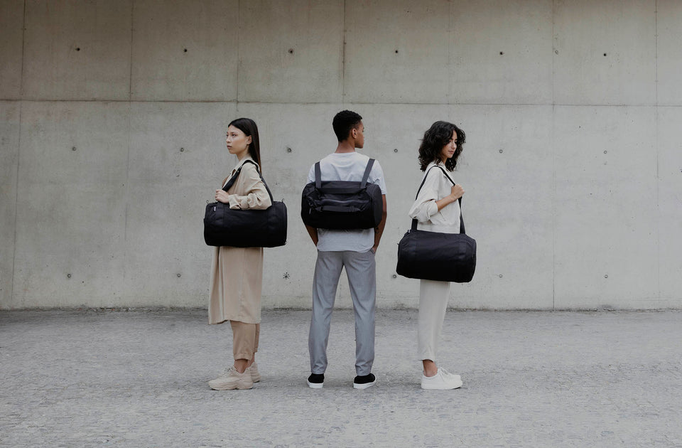 One bag, three ways to carry it.